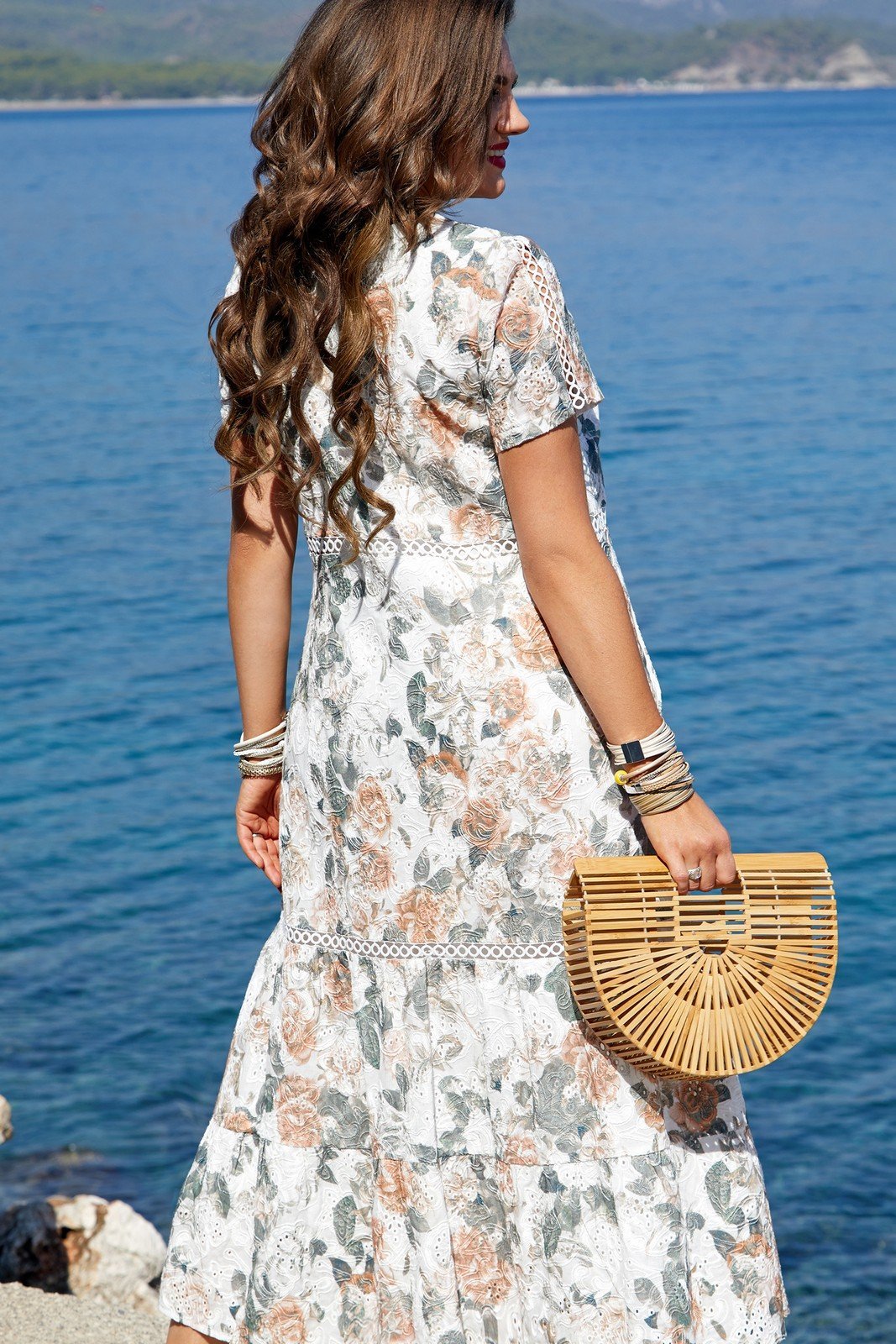 Платье 18553 цветы Vittoria Queen купить в интернет магазине Велесмода